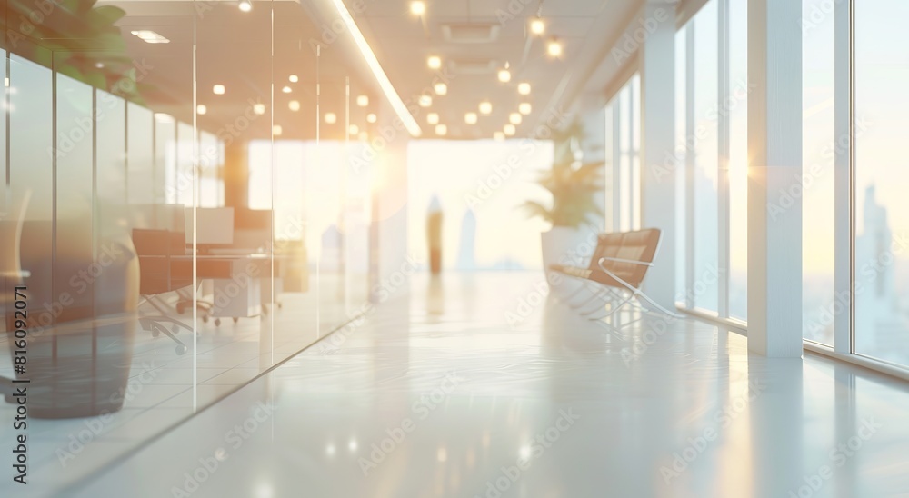 Showcasing a chic work environment, this photo portrays a sophisticated ...