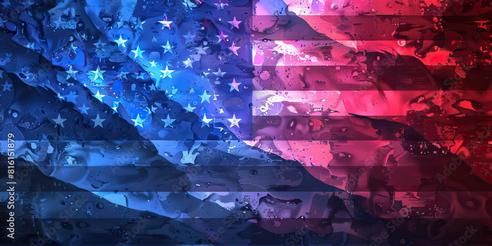 First Amendment Rights (Red, White, and Blue): Signifies the protection ...