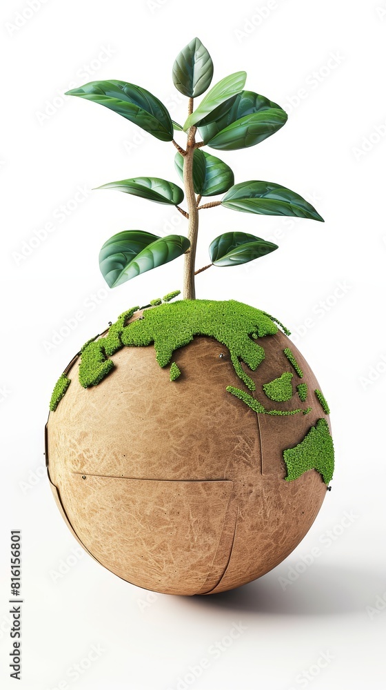 3d modelShow a product packaged in innovative, eco-friendly materials, demonstrating sustainable ...