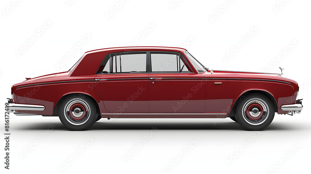 Private test drives of the latest luxury car models isolated on white ...
