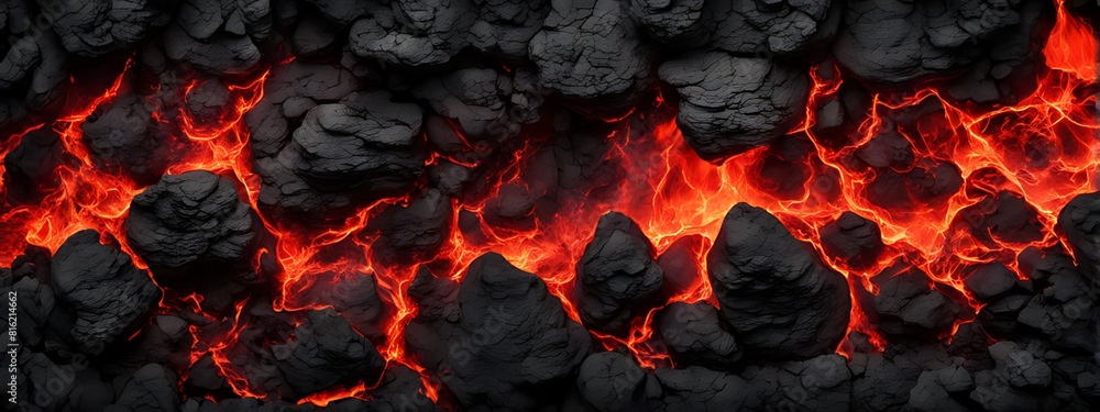 Lava texture fire background rock volcano magma molten hell hot flow ...