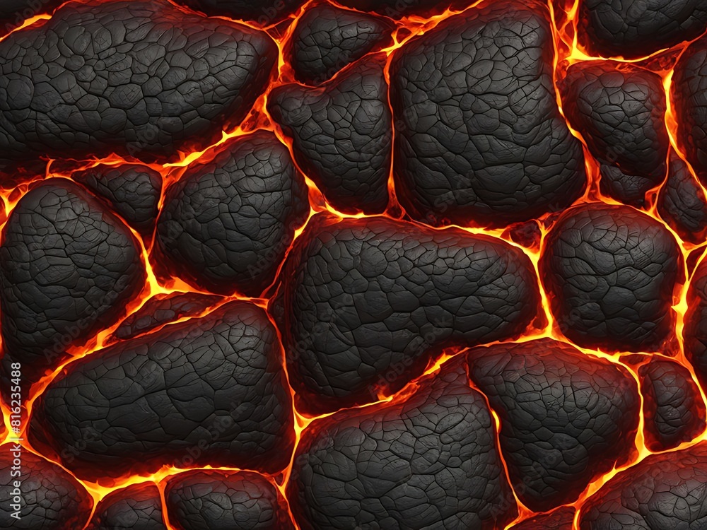Lava texture fire background rock volcano magma molten hell hot flow ...