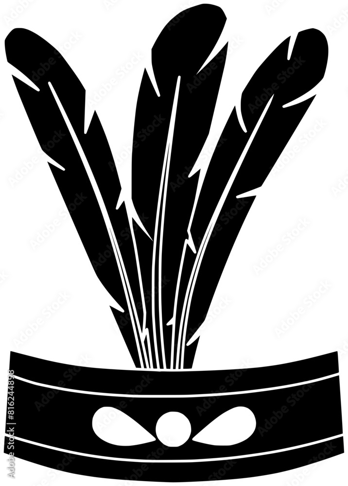 gawai illustration dayak silhouette ethnic logo enggang icon hornbill ...