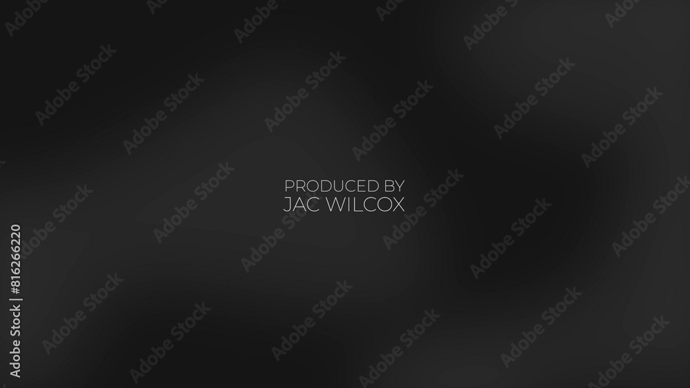 Modern Professional Movie Credits End Title with Actors Stock Template ...