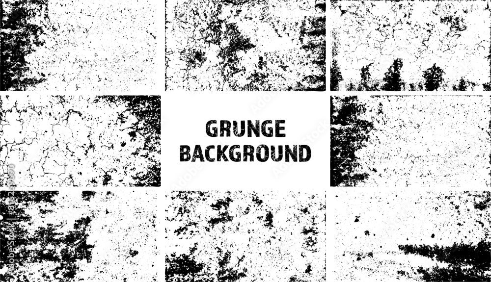 Grunge overlay texture. Old dirty concrete background with cracks and ...