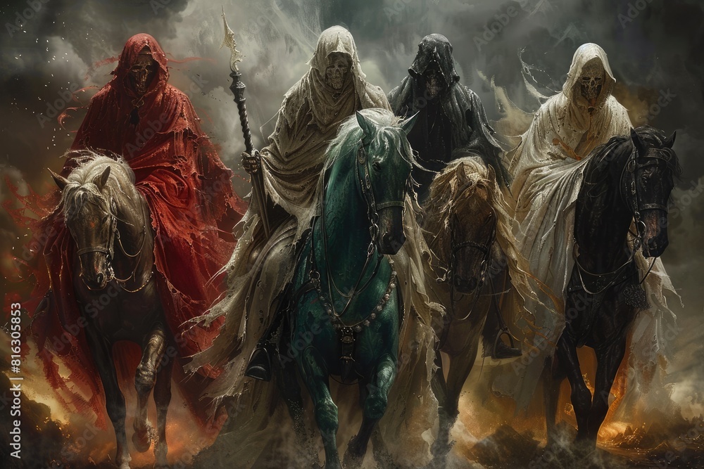 Harbingers of doom: 4 horsemen of the apocalypse - ominous imagery and symbolic significance of ...
