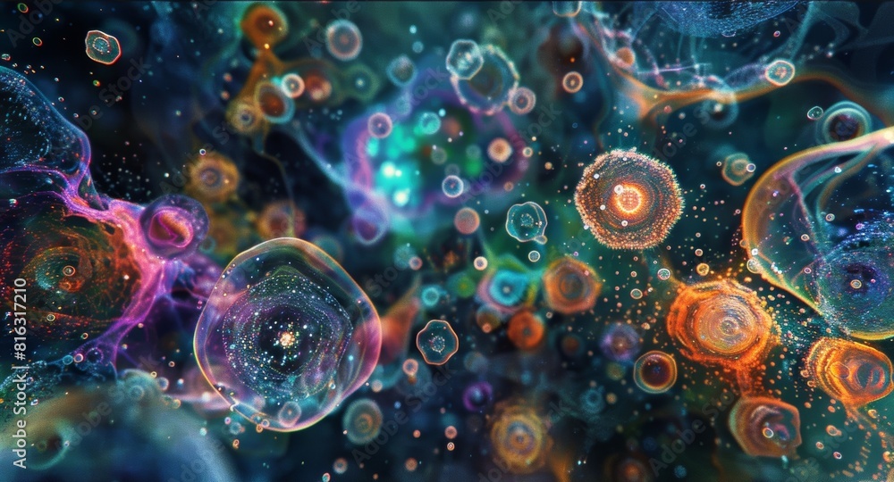 The image serves as a reminder of the incredible complexity and beauty ...