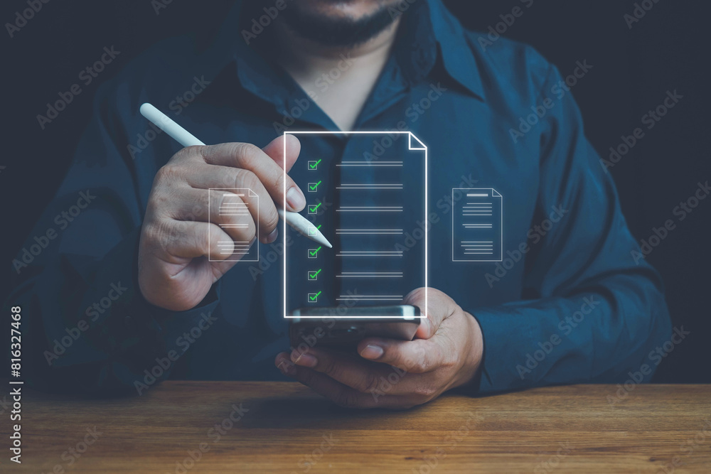 Document management system DMS. Assessment form, questionnaire ...