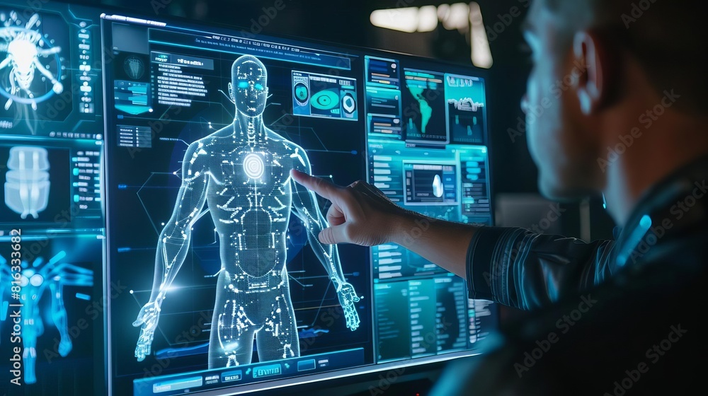 Foto de An animation team analyzing data from a motion capture session ...