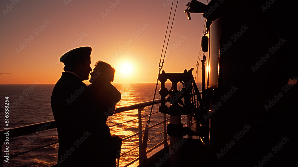 A photograph of an iconic movie scene featuring Jack and Rose from ...