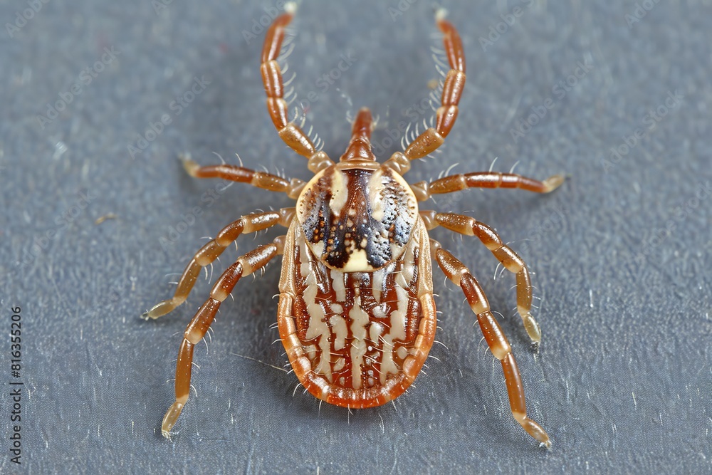 The Lone Star Tick, scientifically known as Ixodes scapularis, is a ...