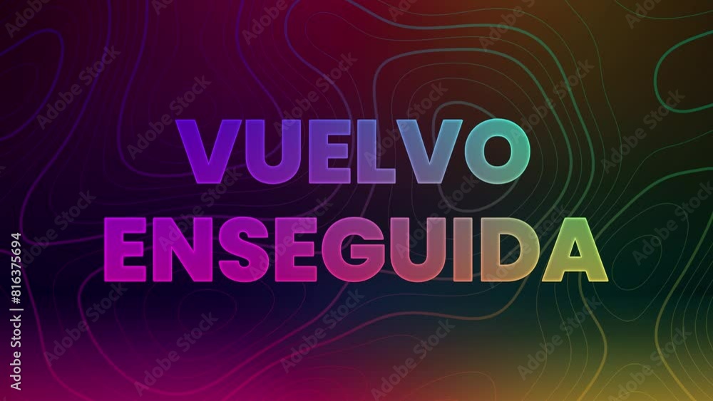 vuelvo enseguida stream overlay rgb gamer. colorido overlay animado ...