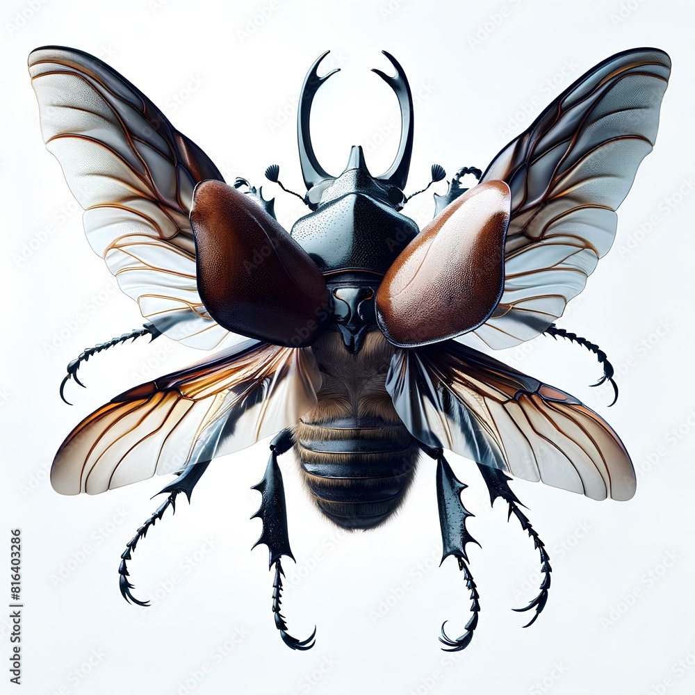 The Goliath Beetle is one of the largest beetles, notable for its ...