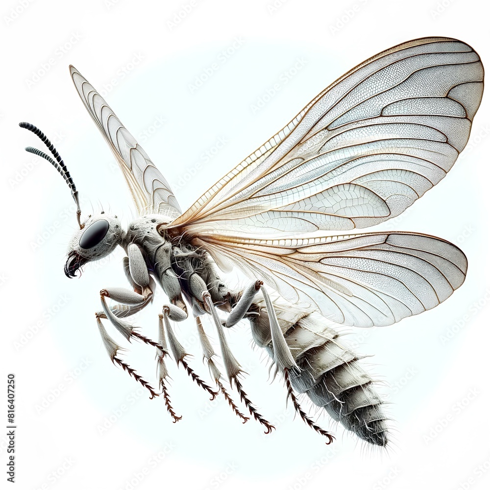 Antlions are insects known for their larval pits that trap ants, which ...