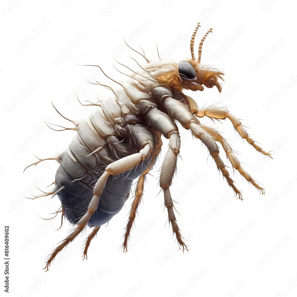 Fleas are small, wingless parasites that feed on the blood of mammals ...