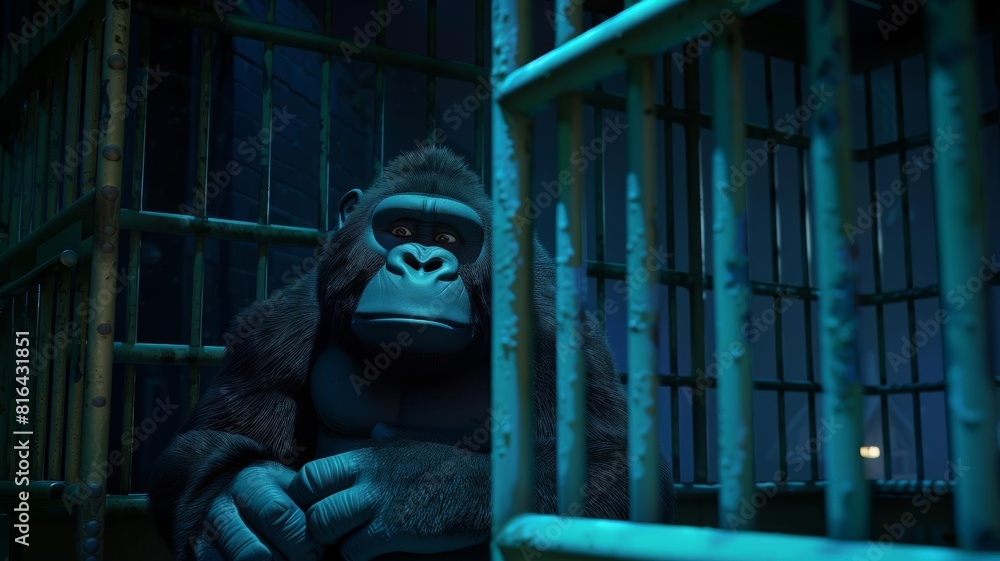 Good Night, Gorilla The mischievous gorilla sneakily unlocking the ...