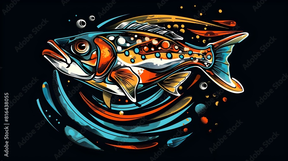 Vibrant Esports Inspired Symbol for Sustainable Fishing Cooperative and ...
