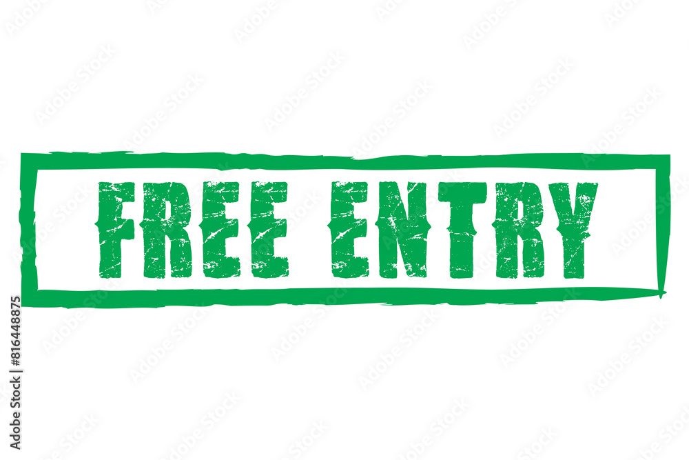 Free entry grunge rubber stamp. Vintage old red color texture frame ...