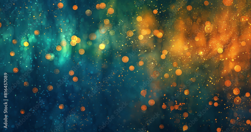 Bright blue light and a light blue dotted line with green, yellow, and ...