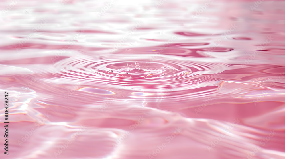 Light pink water texture, water ripples and light reflections, pink ...