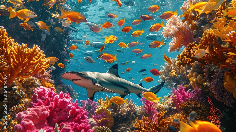 banner background of Fintastic Friday theme banner design for ...