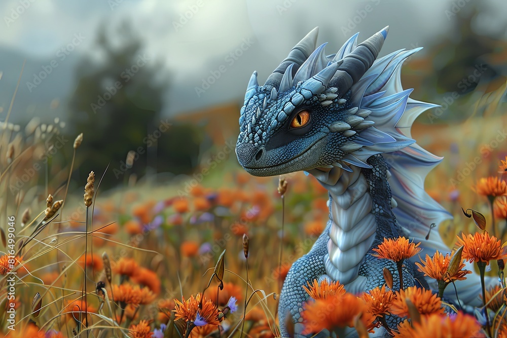 Ultradetailed Dragon Brightscale: Unique Character Design Portrait Art ...