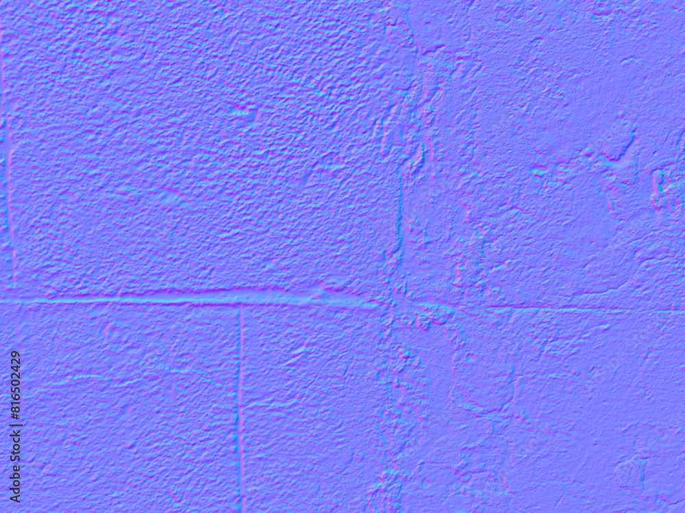 Normal map Texture Crackle wall paint, mapping Texture wall paint for ...