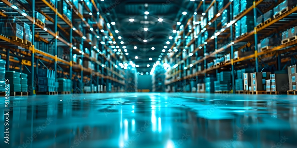 Cuttingedge warehouse logistics with automation robotics and AI shaping the industrys future ...