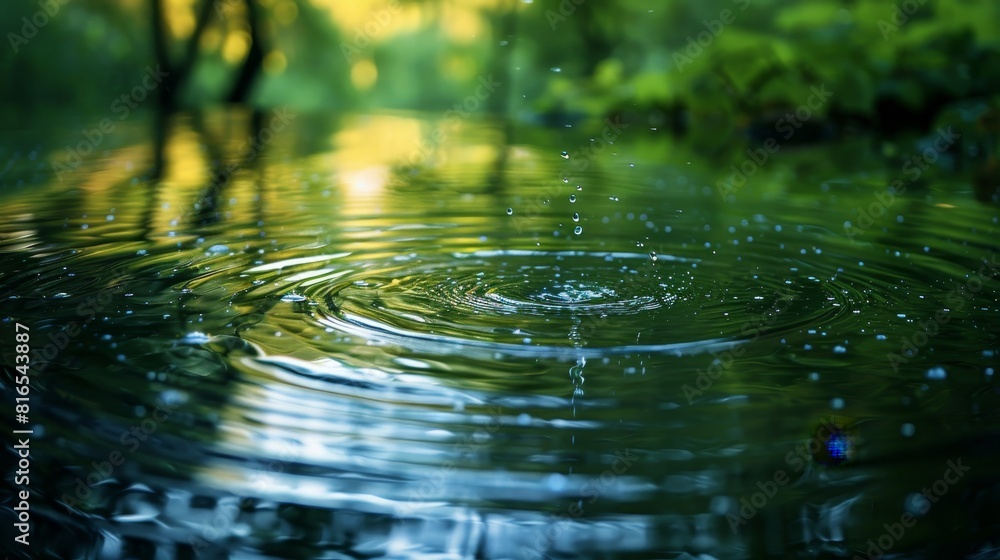 Water Gradients Pond: A photo featuring gradients in a pond Stock ...