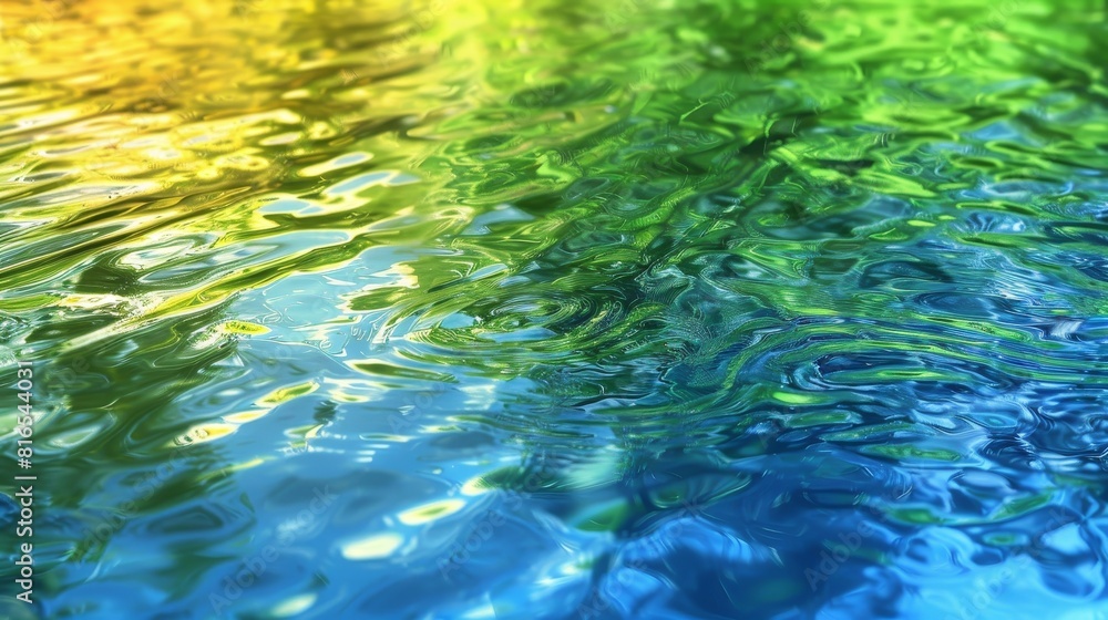 Water Gradients Stream: A 3D illustration of gradient in a stream Stock ...