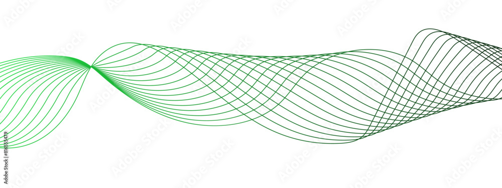 Abstract colorful wave line transparent background modern stream wave ...