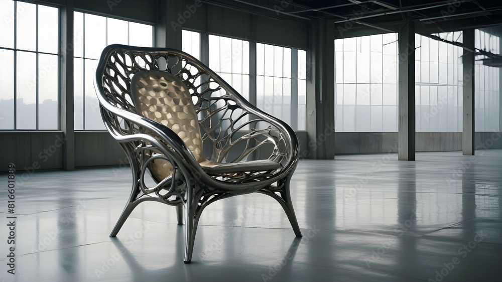 Visual of a future biomimetic chair representing the fusion between ...