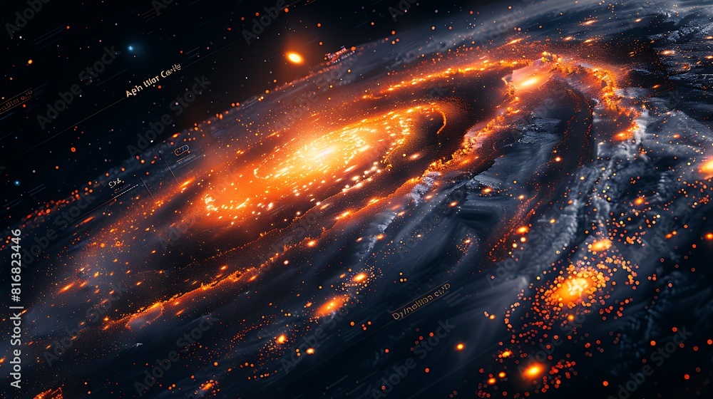 infographic explaining the concept of dark matter and dark energy ...