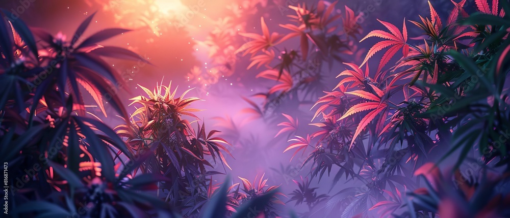 Illustrate a childrens book page showing a magical garden where ...