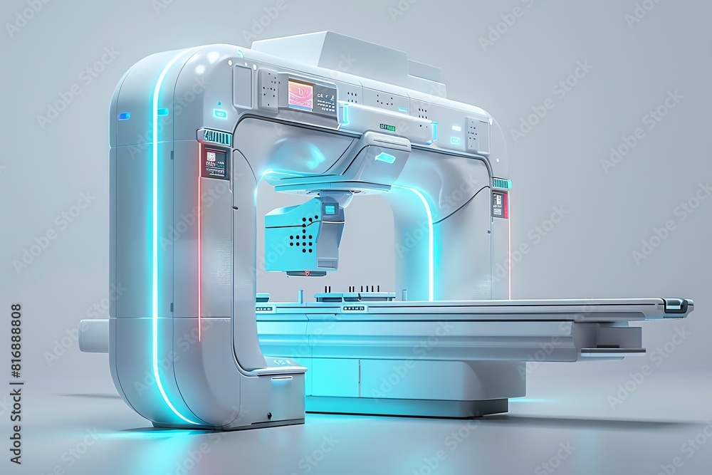 Xray machine redesign with magical and fashionable enhancements, front ...