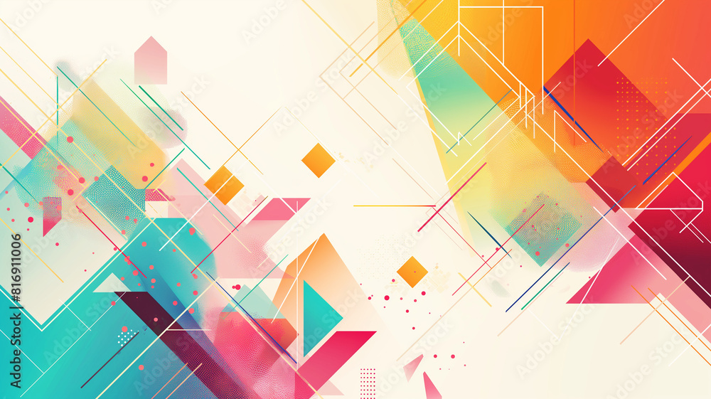 Geometric background with parallelogram shapes. Stock Illustration ...
