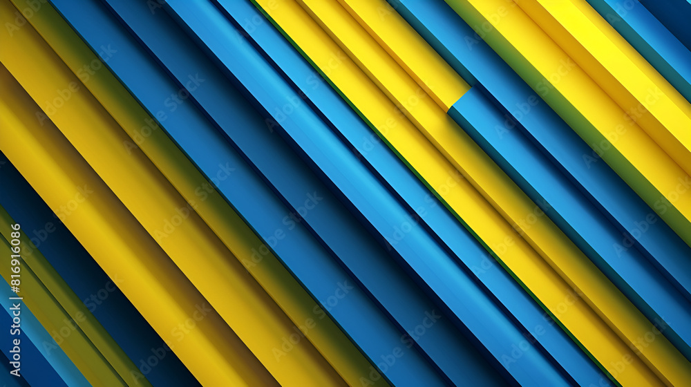 Abstract and multi-colored background of alternating stripes of yellow ...
