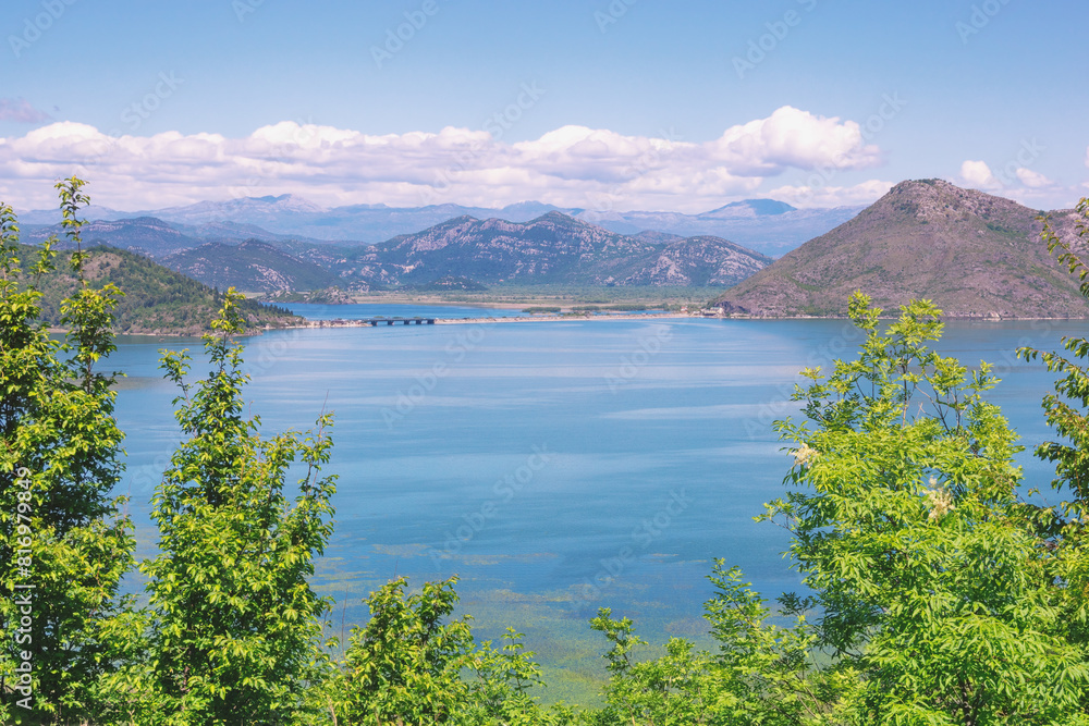 Montenegro, Skadar Lake National Park. Beautiful summer landscape. View ...