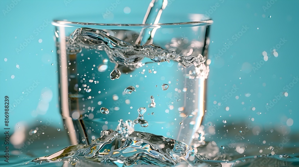 Flowing Water Symbolizing Sustainable Desalination for California's ...