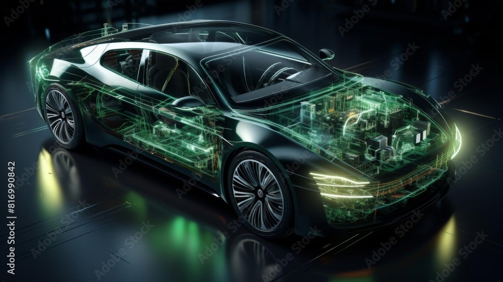 This image features a dynamic and highly detailed visualization of an ...