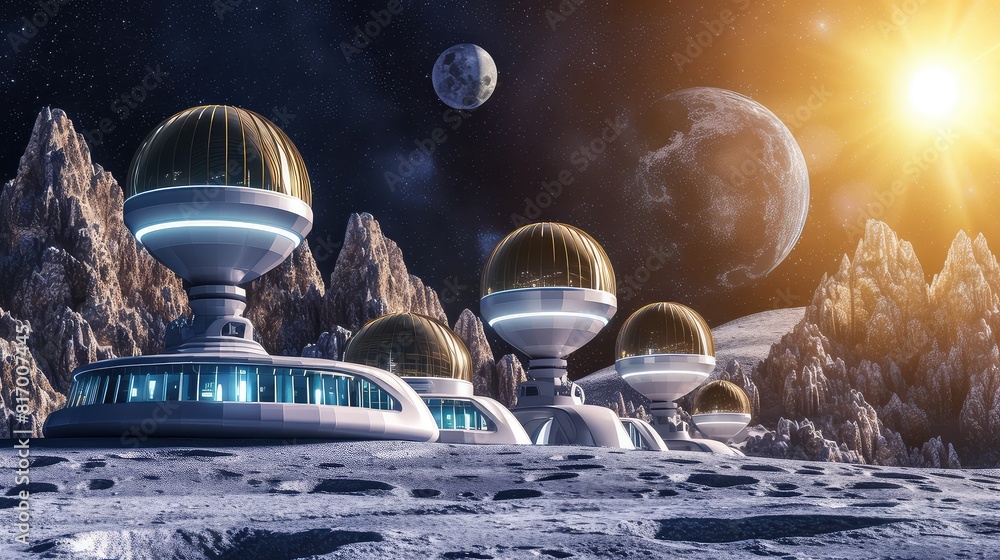 Human colony on another planets. Space pioneers redefine human ...