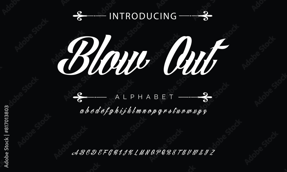 Old School tattoo vintage doodle type font vector template. Traditional ...