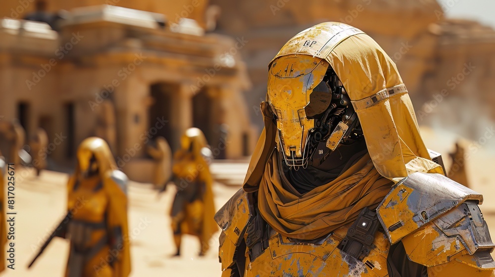 A Pharaoh guard, resurrected as a cyborg, aligns with modern day ...