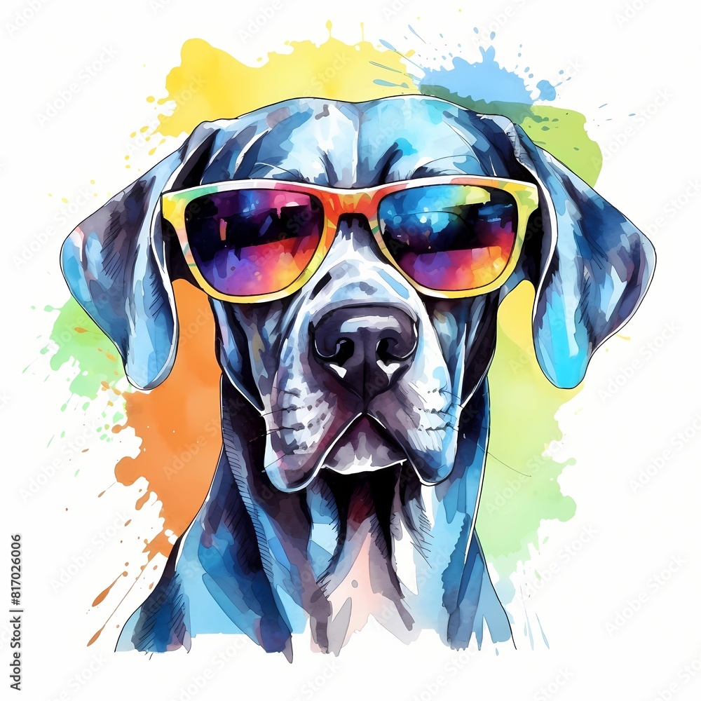 Great Dane. Cool Dog. German Mastiff. German Boarhound clipart ...