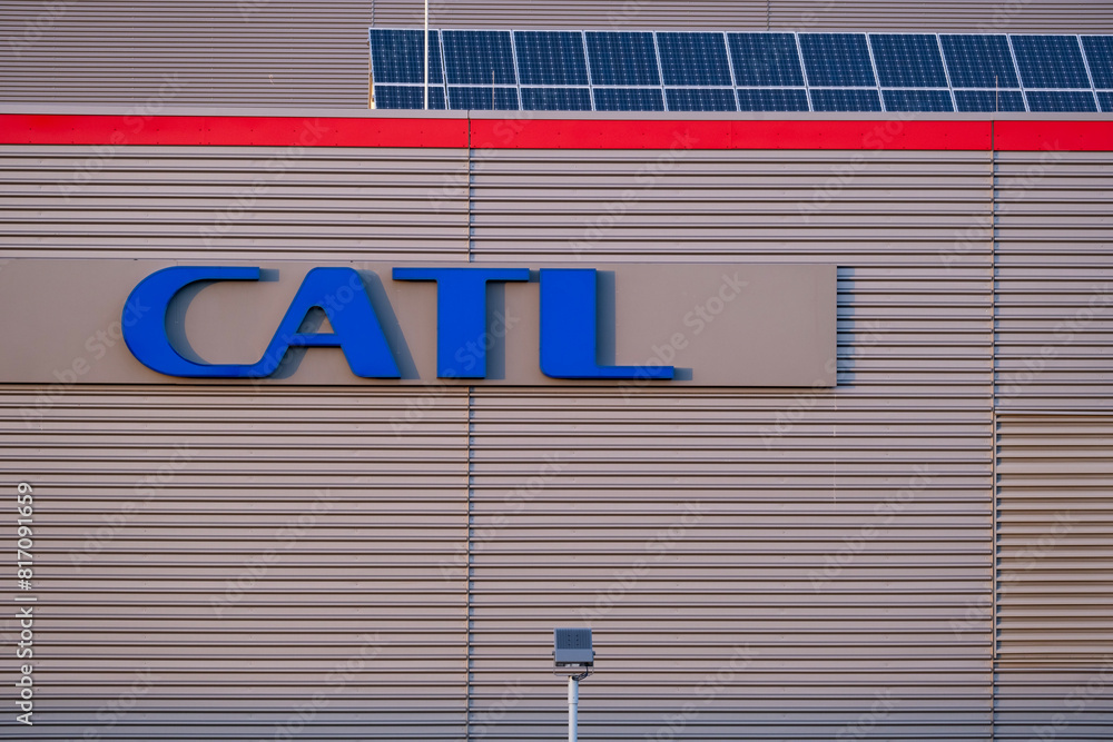 Advertising banner CATL Contemporary Amperex Technology Limited ...