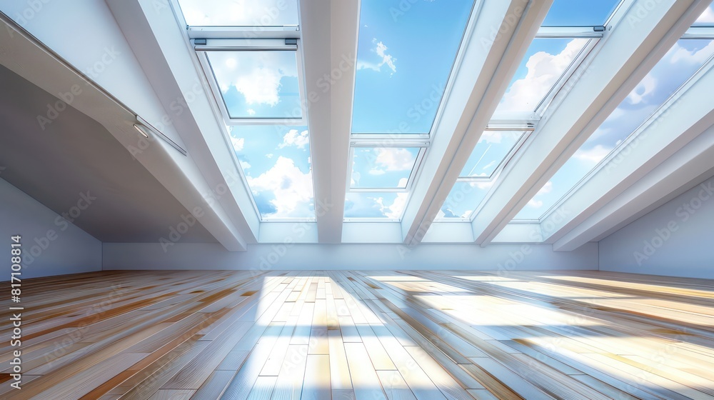 interior wallpaper of an empty room with wood flooring and visible ...
