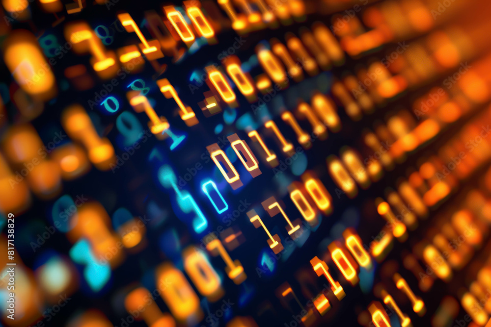 A close up of a computer screen with a lot of numbers on it. The ...