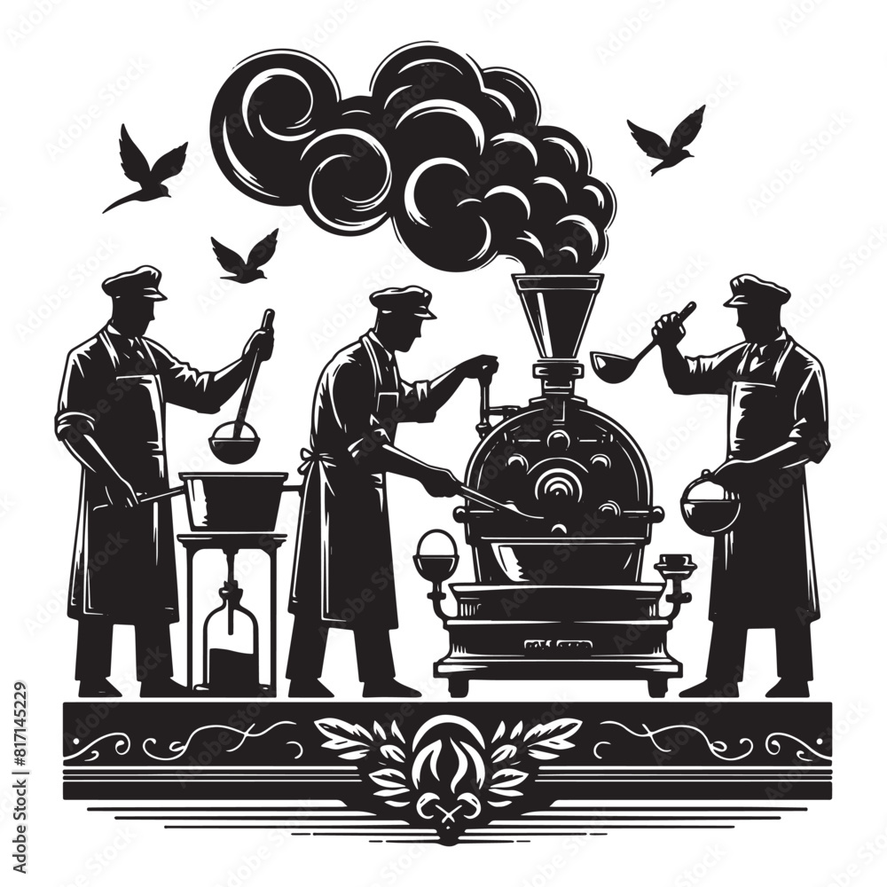 roasters silhouette images, roasters silhouette PNG, roasters ...