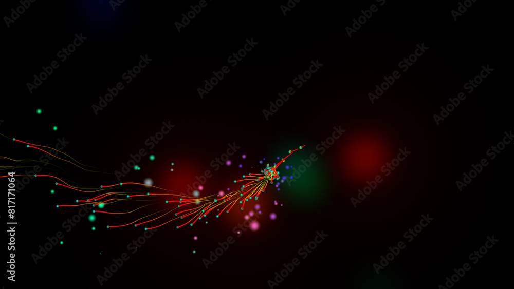 Abstract Pulsing Ring motion graphic element. perfect for background or ...