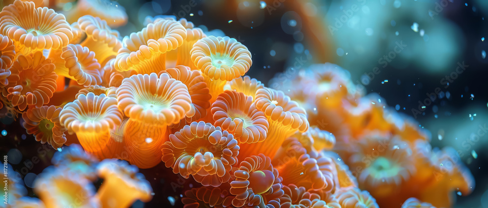 Zoom in on coral polyps, the key builders of reef structures ...